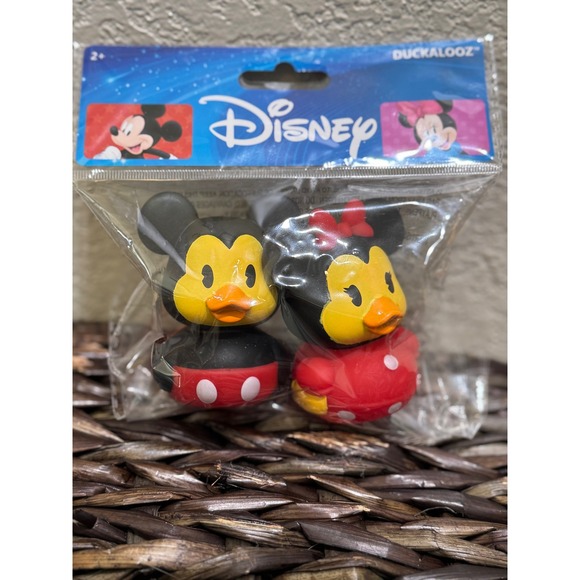 Toys | Disney Mickey Minnie Mouse Duckalooz Rubber Duckie Jeep Duck ...